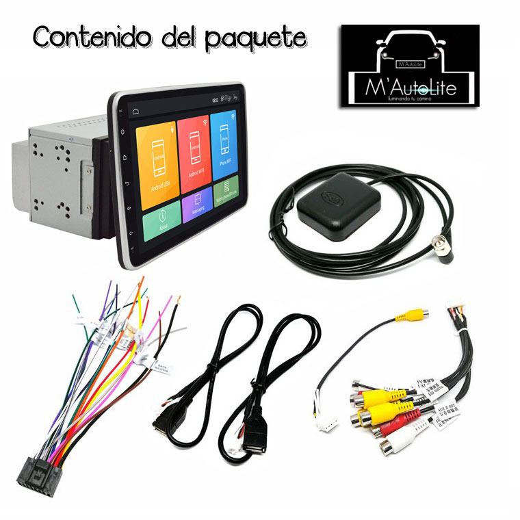 Android Car Play Universal Sistema Android 9.1 Pantalla Touch de 10.1 ...