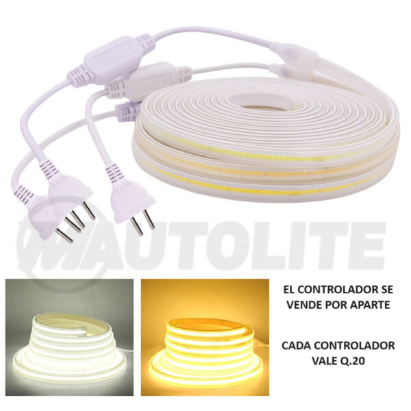 Tira LED-COB de 110V con 288LED/m/COB-110V – Mautolite